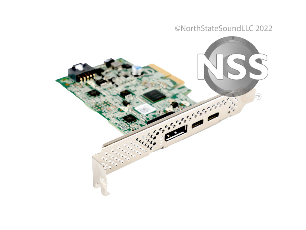 Dell Thunderbolt 3 PCIe card - 2 Type C Ports, 1 DP in – North State Sound